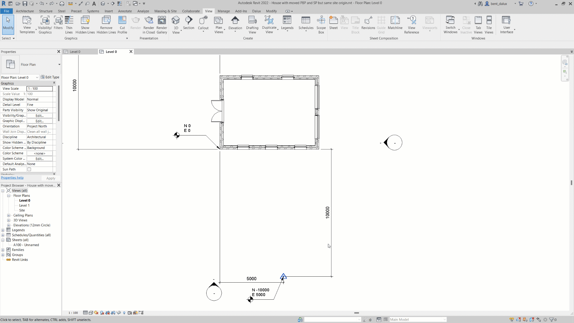 Revit Survey Point – Dalux HelpCenter
