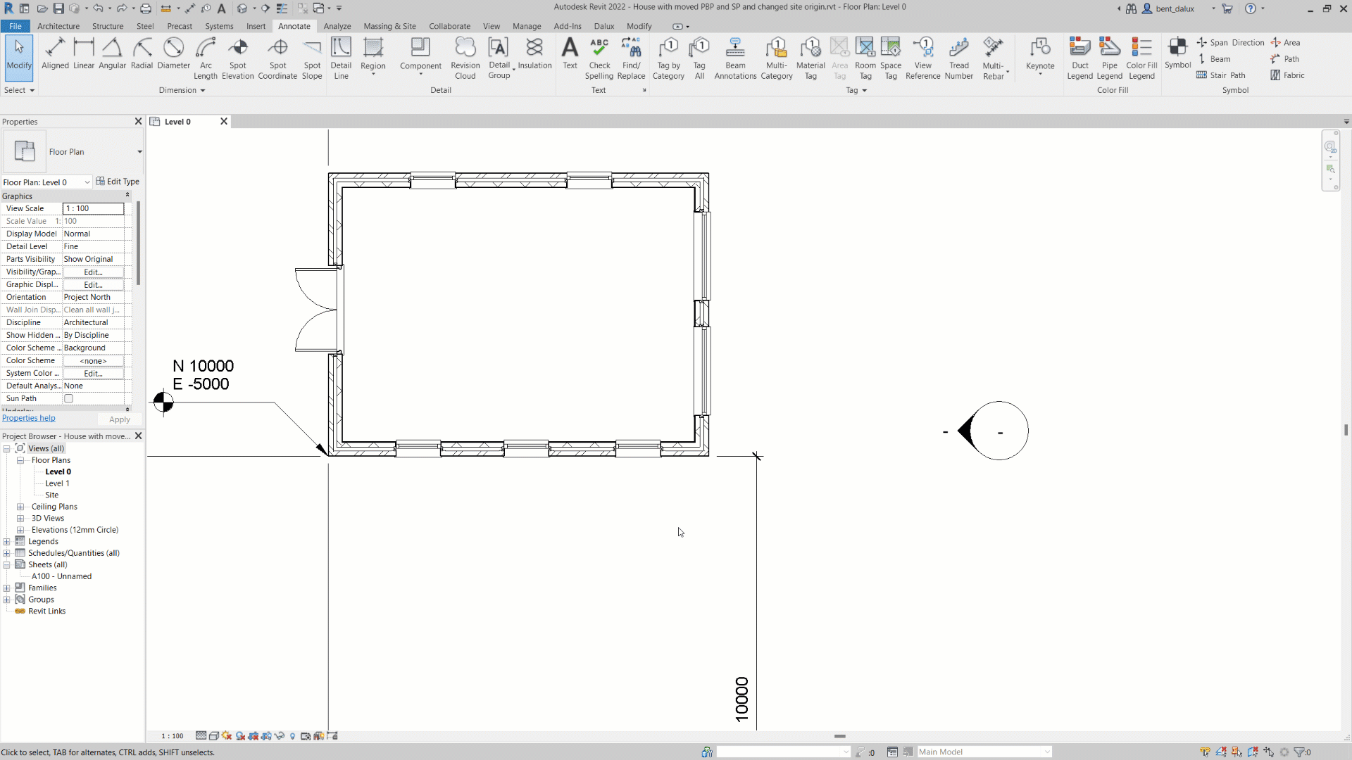 Revit Survey Point – Dalux HelpCenter