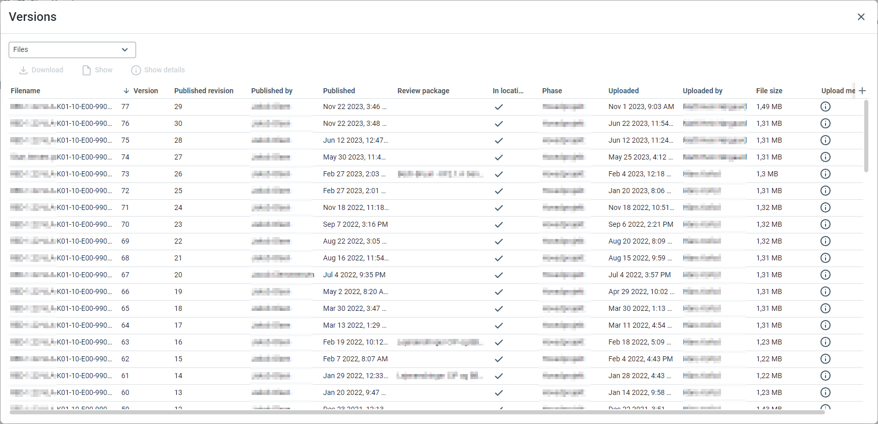 Document control – Dalux HelpCenter