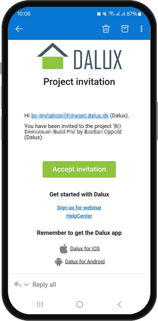 Cómo crear un perfil e iniciar sesión en Dalux – Dalux HelpCenter