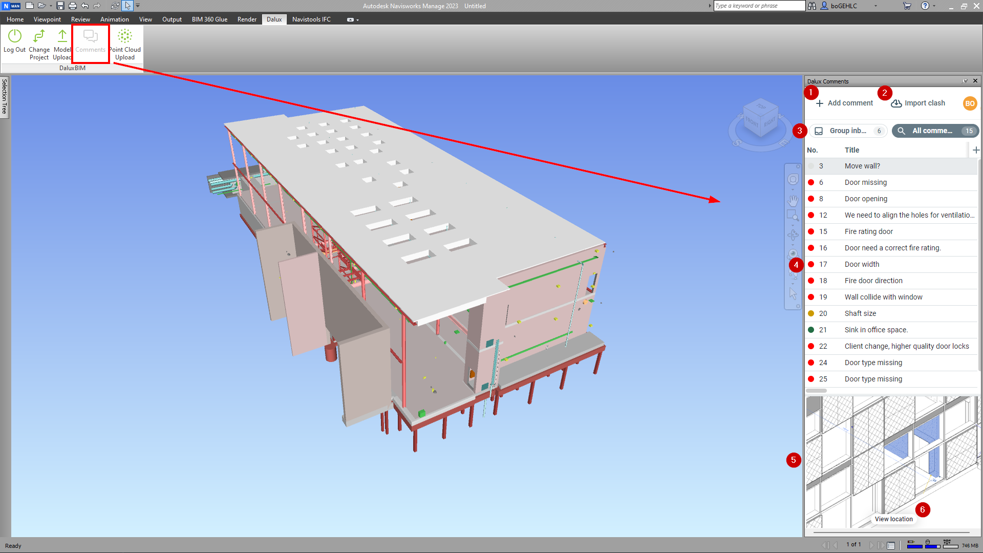 Cómo configurar el plugin de Navisworks – Dalux HelpCenter