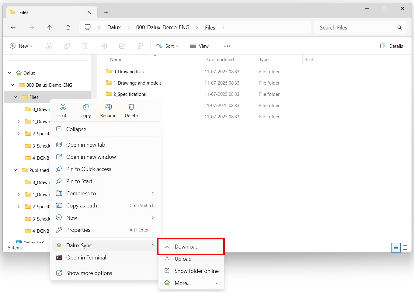 Dalux Sync – Dalux HelpCenter