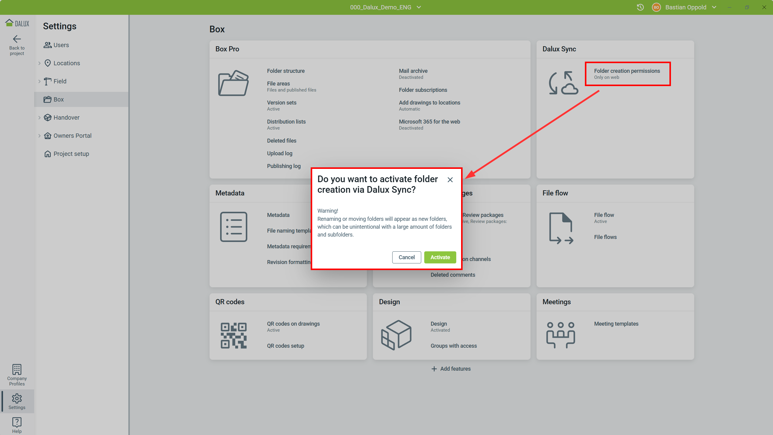 Dalux Sync – Dalux HelpCenter